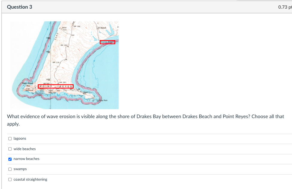 Solved NATI AS 10 What features on the map tell you the | Chegg.com