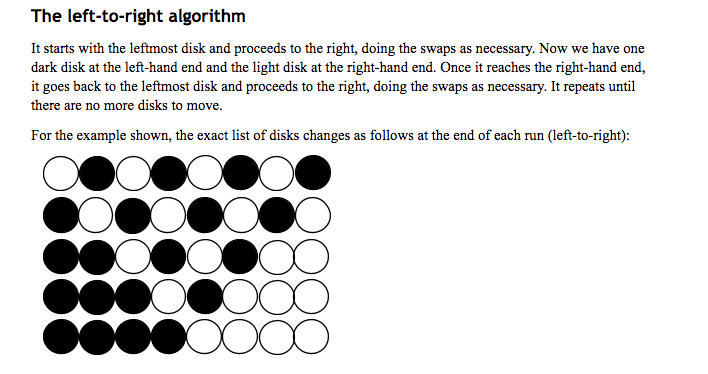 Solved The left-to-right algorithm It starts with the | Chegg.com