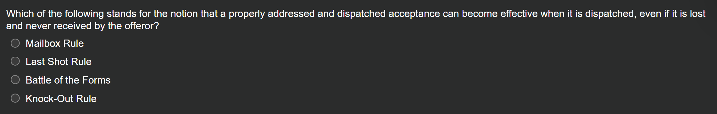 Solved Which of the following stands for the notion that a | Chegg.com