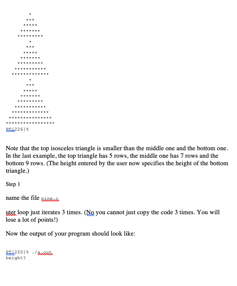 Solved Objectives More practice with nested for loops and | Chegg.com
