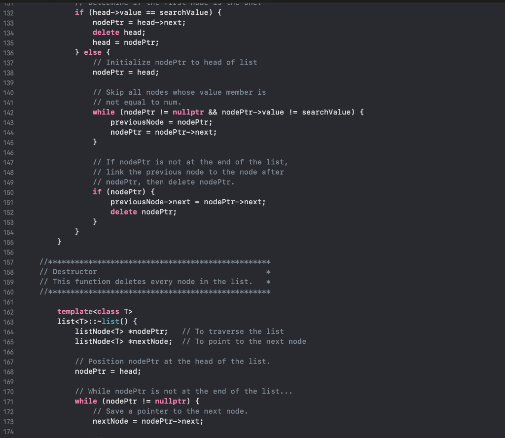 Solved template void list>: :push_back(const T \&newValue) | Chegg.com