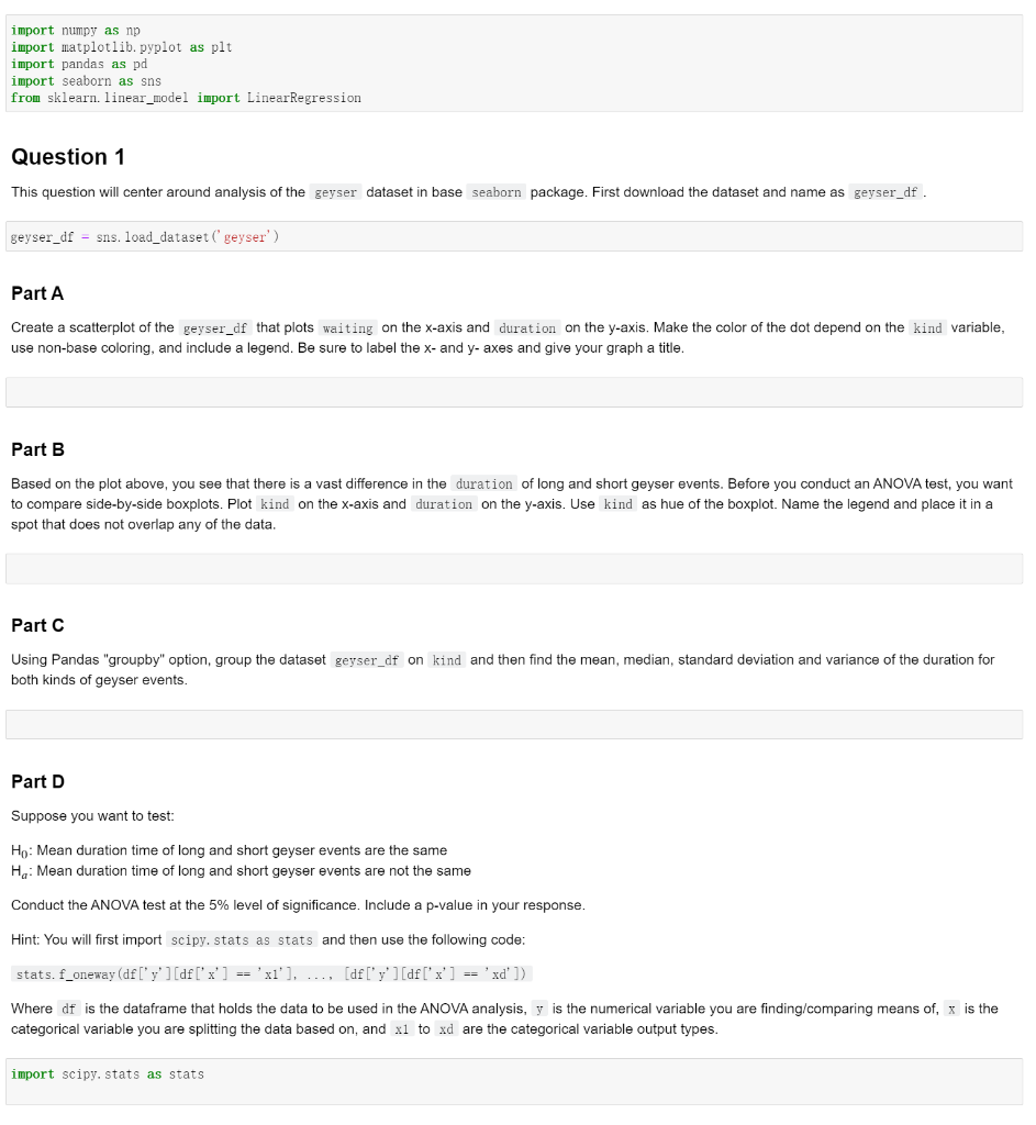 Solved Import Numpy As Np Import Matplotlib Pyplot As Plt Chegg