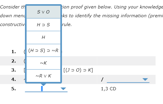Solved 1. Rules of Implication - Constructive Dilemma (CD) | Chegg.com