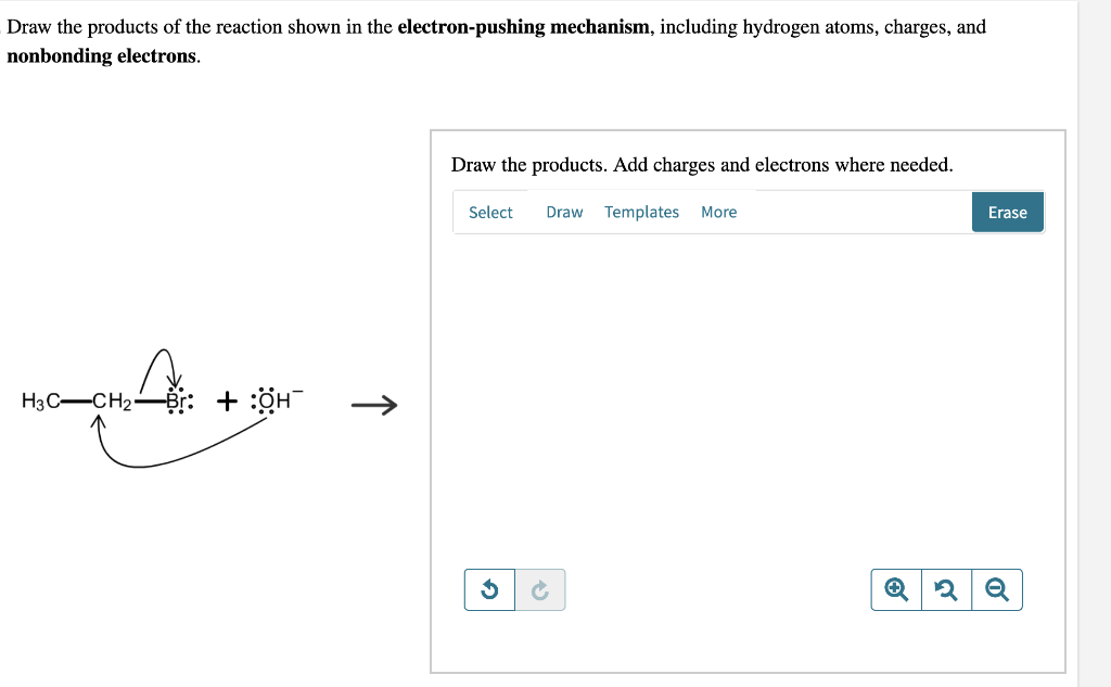 Solved Draw the products of the reaction shown in the | Chegg.com