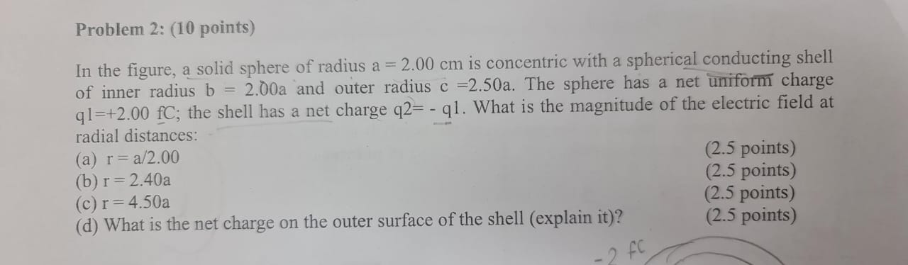 Solved Problem 2: (10 ﻿points)In the figure, a solid sphere | Chegg.com
