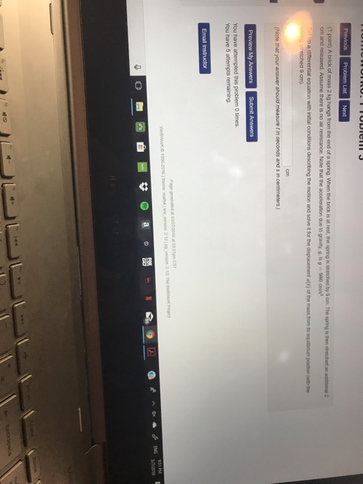 Solved You have 5 attempts remaining 0 | Chegg.com