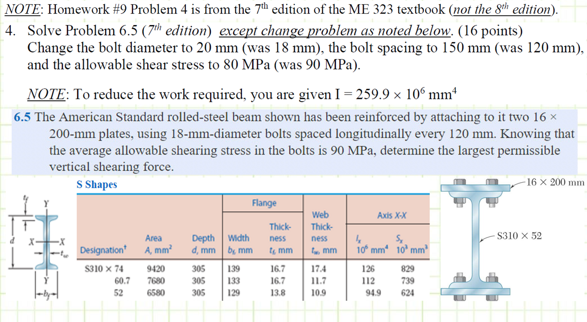 Solved NOTE: Homework \#9 Problem 4 is from the 7th edition | Chegg.com