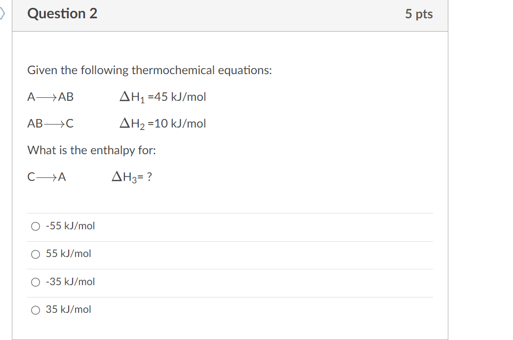 Solved Given the following thermochemical equations: | Chegg.com