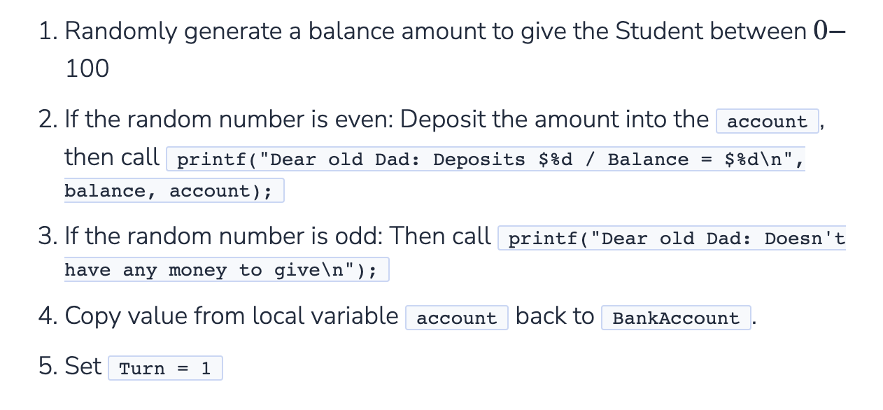 Solved You are to write a program that creates two shared | Chegg.com