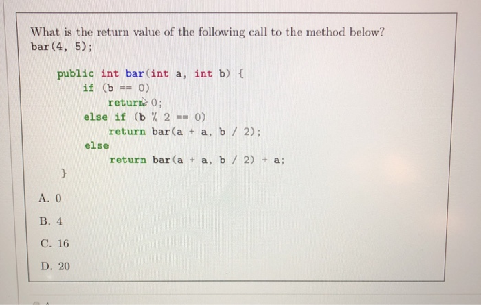 Solved The max method below is intended to return the | Chegg.com