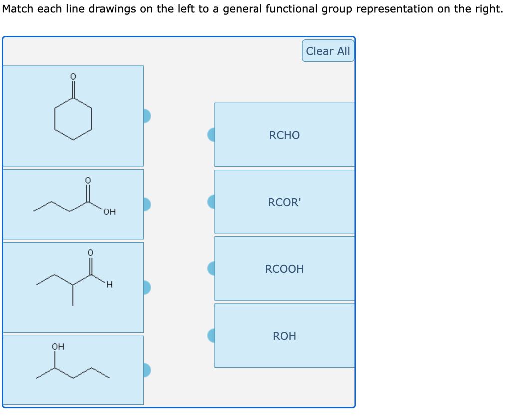 Solved Match Each Structural Formula On The Left To The 5284