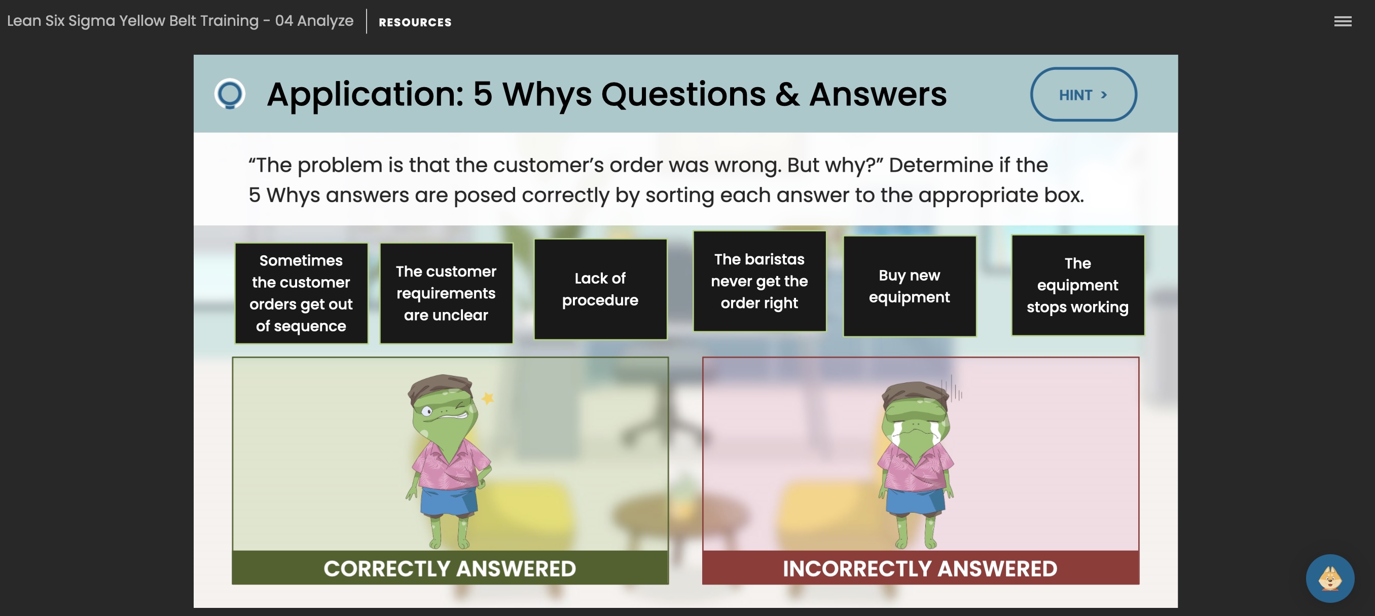 Solved Application: 5 ﻿Whys Questions \& Answers "The | Chegg.com