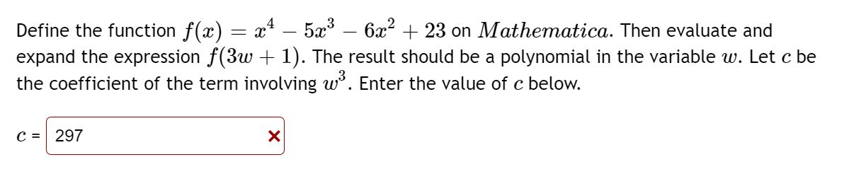 Solved Define the function f(x) = x4 5x3 6x2 + 23 on | Chegg.com