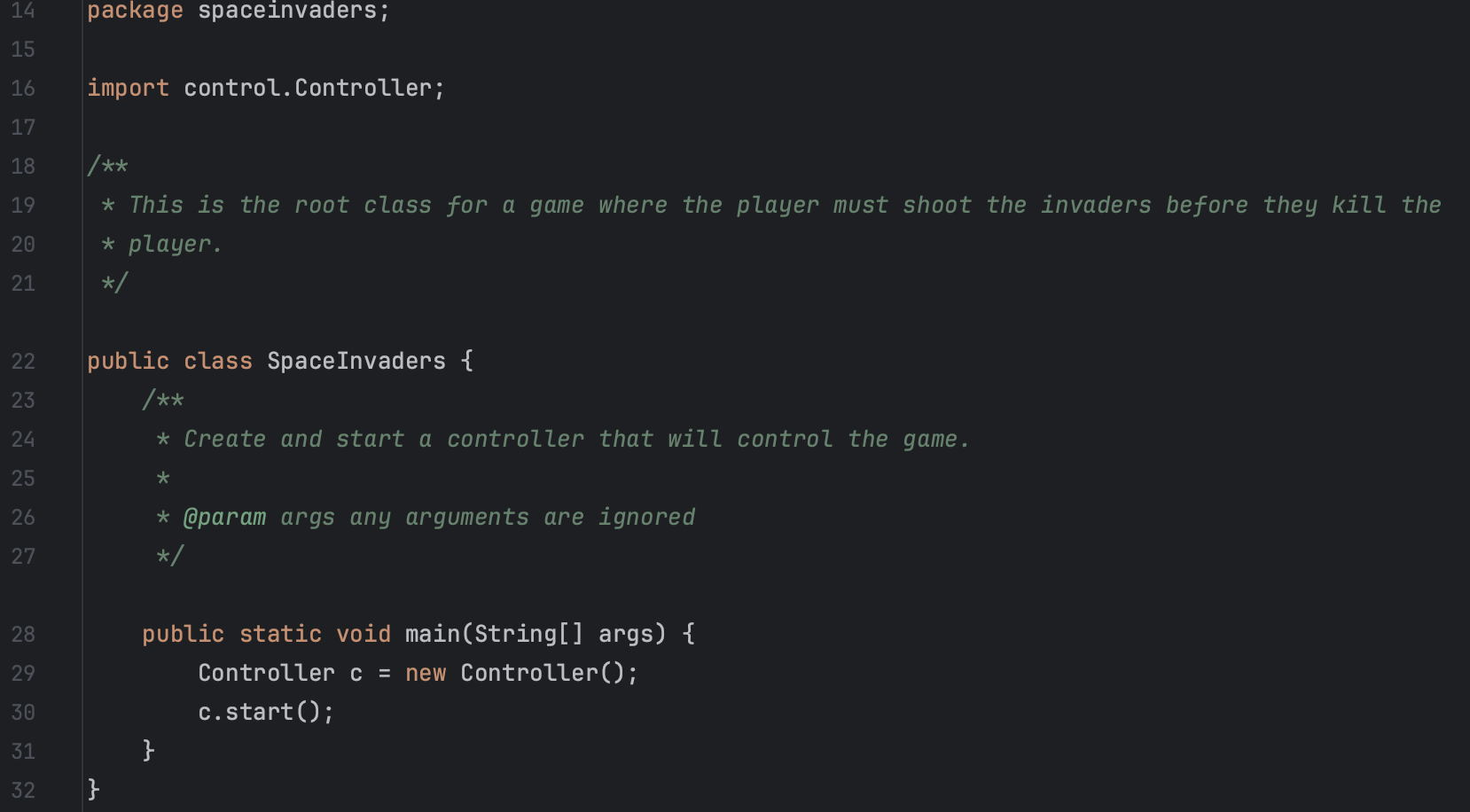 Solved Question 1 (15 points):1. Modify the SpaceInvaders | Chegg.com