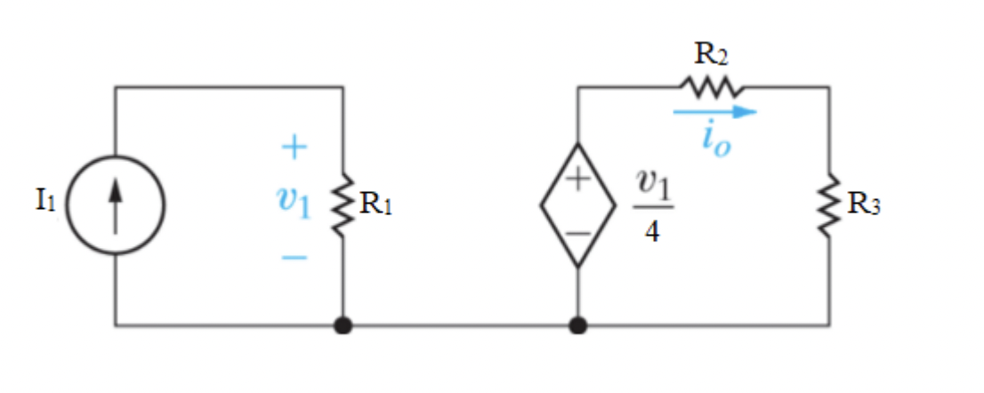 Solved I1 = 15 mA, R1 = 1 kohm, R2 = 6 kohm, R3 = 3 kohm a) | Chegg.com