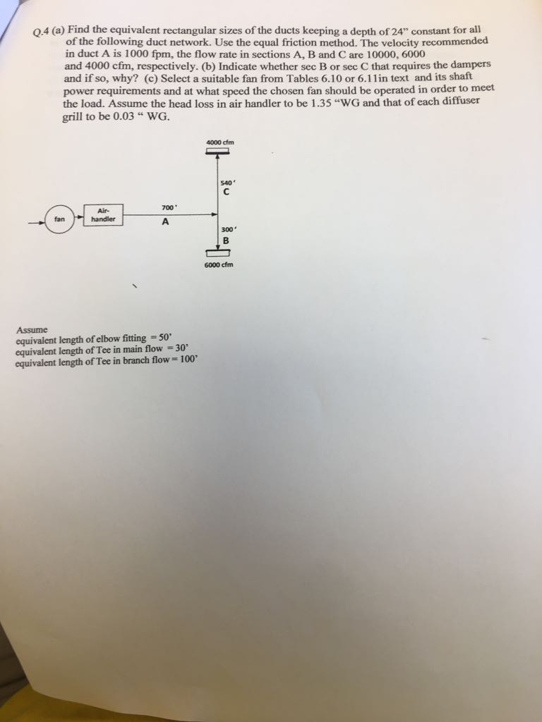 Q.4 (a) Find the equivalent rectangular sizes of the | Chegg.com