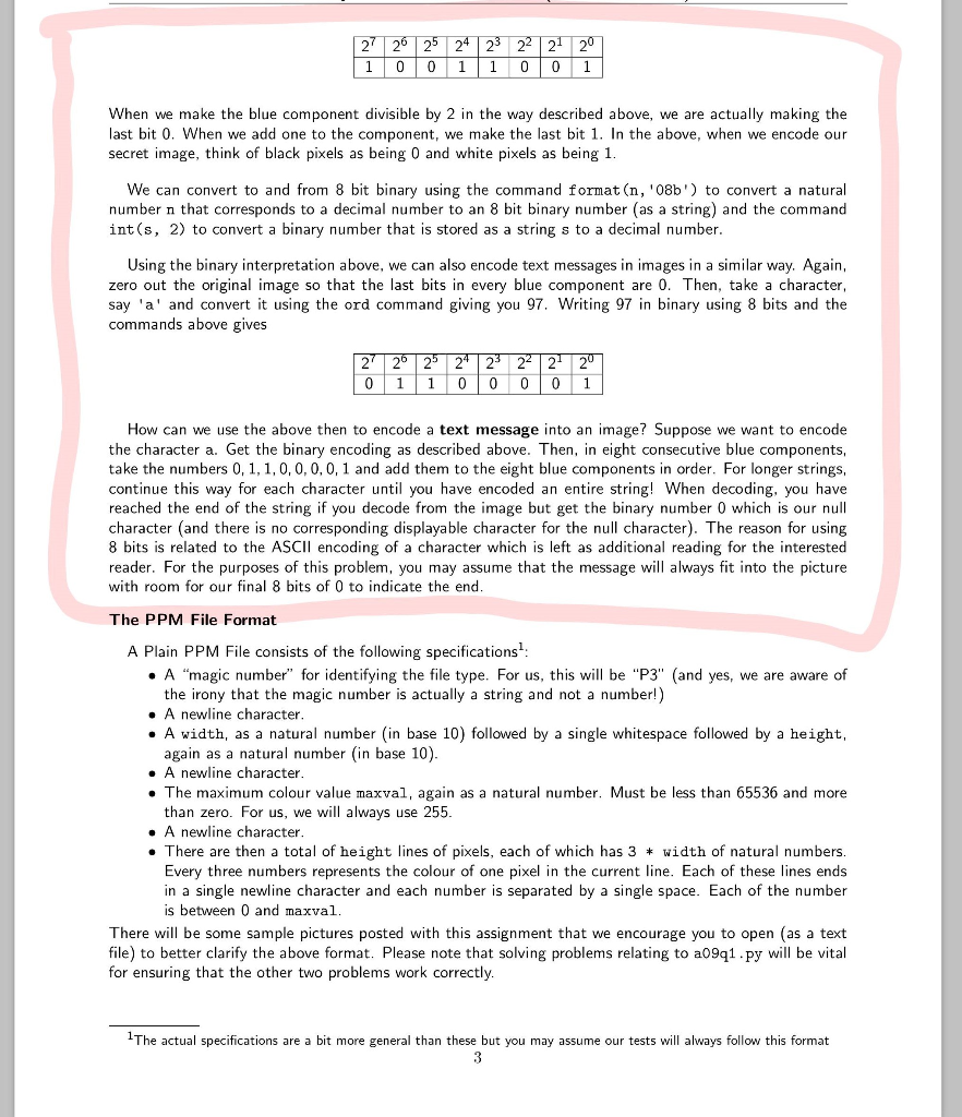 Using Python, encode and decode message 5&6 are parts | Chegg.com