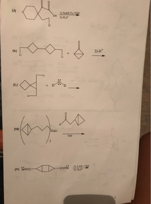 Solved Supply structural formulas for all products for the | Chegg.com