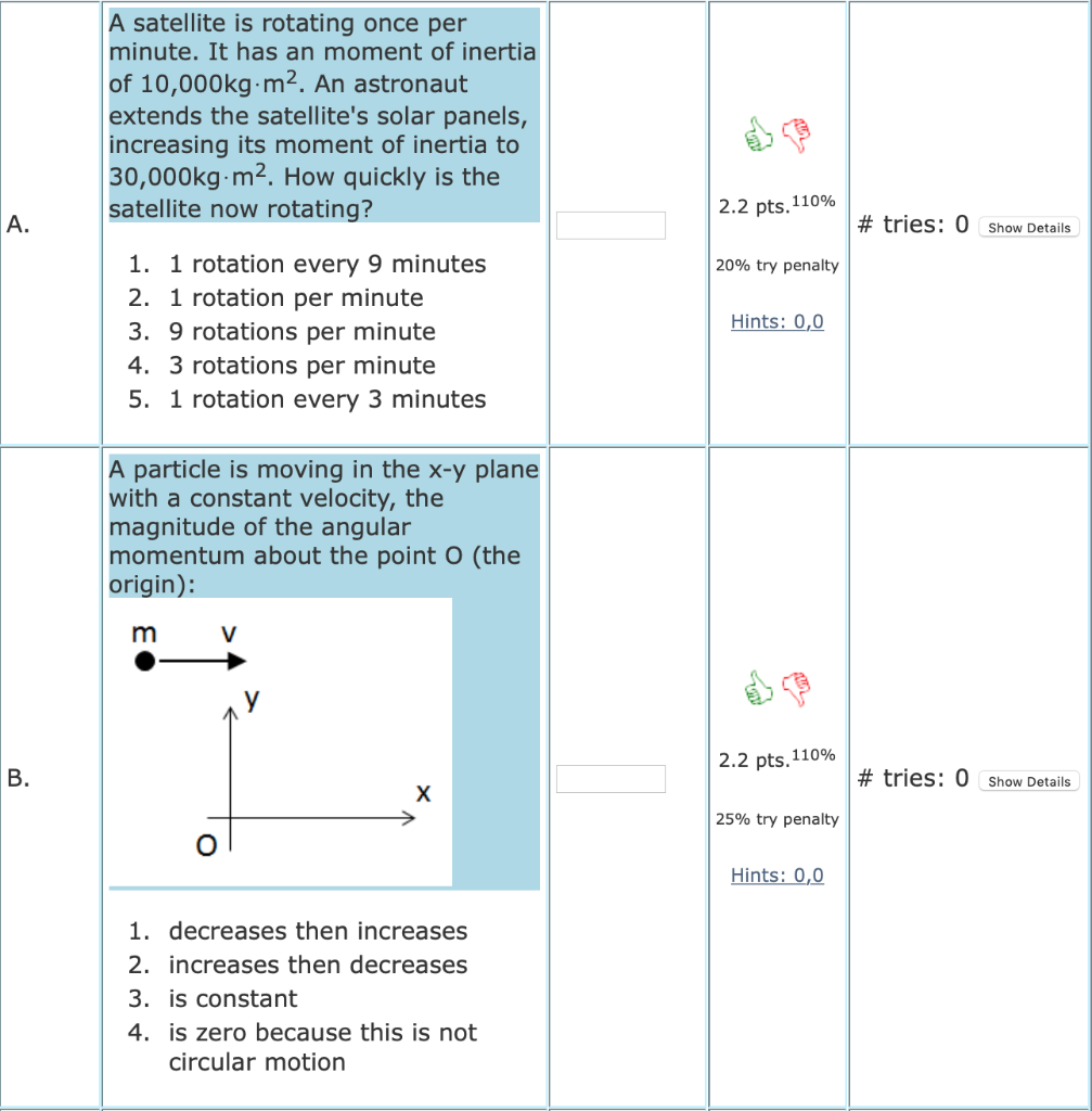 Solved A satellite is rotating once per minute. It has an | Chegg.com