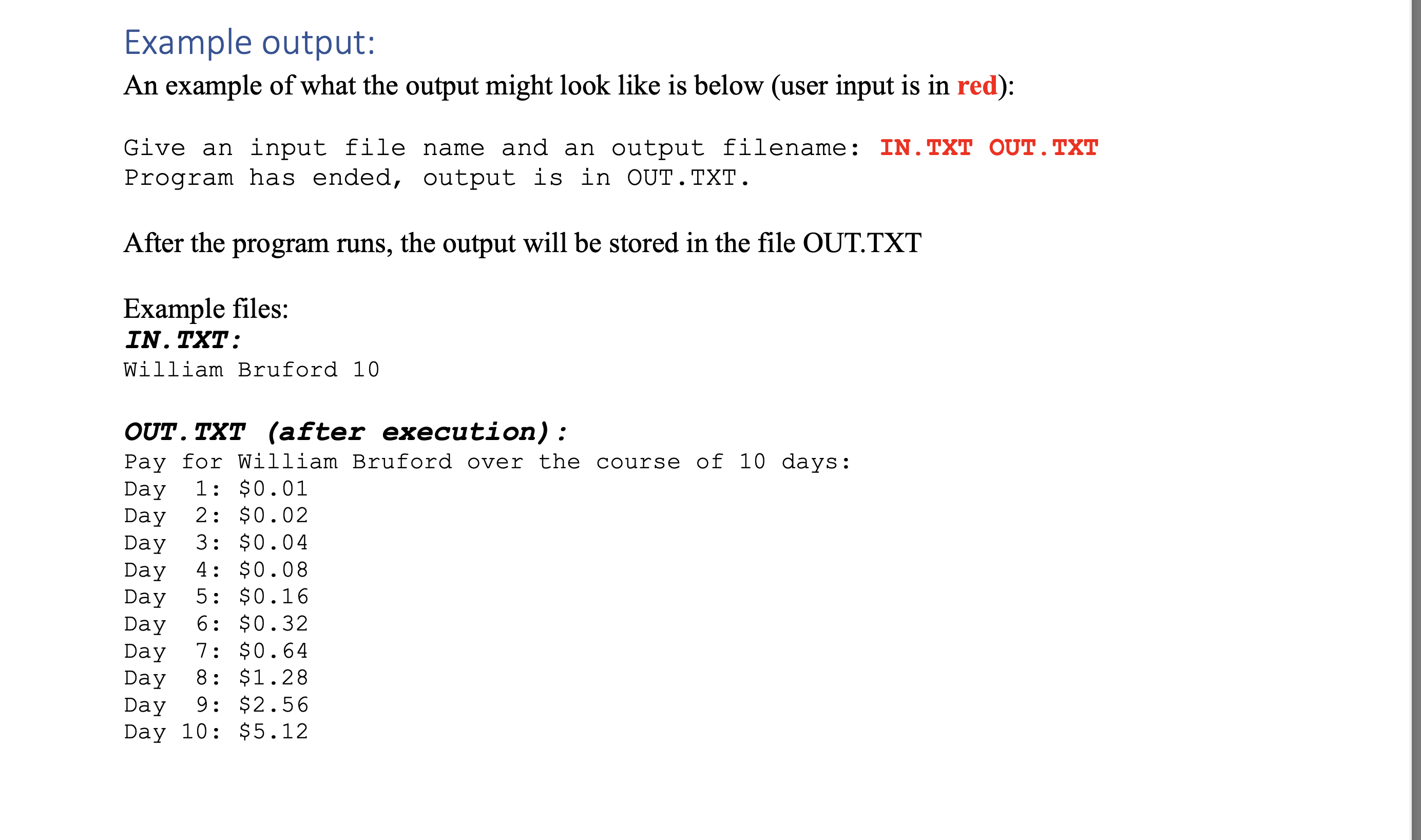 Solved Program Description Write A Program That Calculates 5372