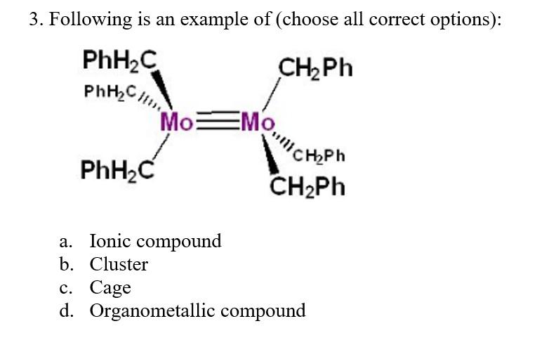 Solved 3. Following is an example of (choose all correct | Chegg.com