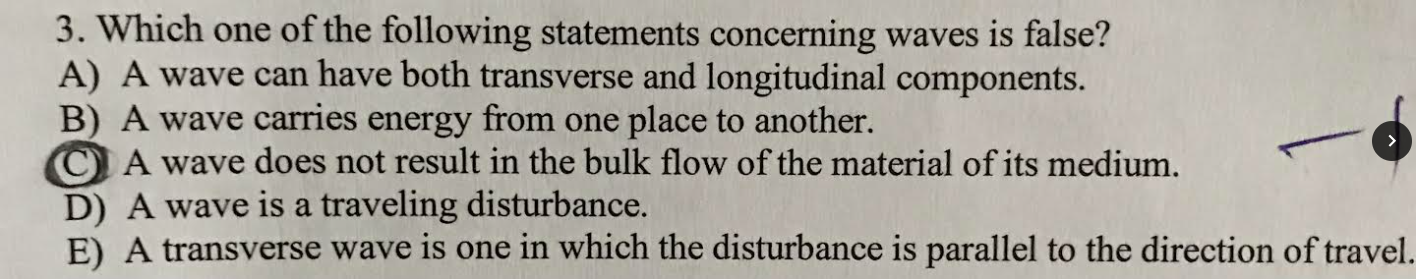 Solved 3. Which one of the following statements concerning | Chegg.com