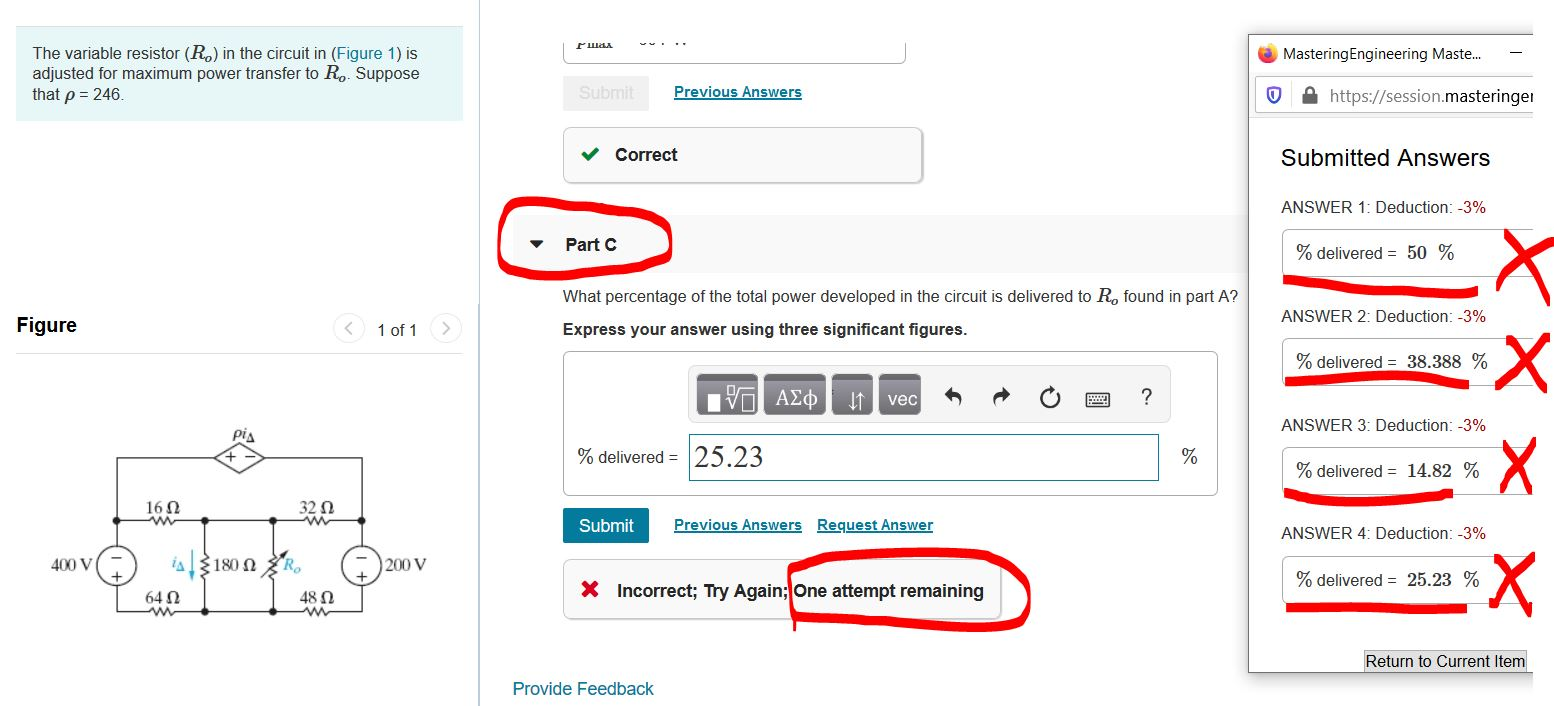 Solved The variable resistor (R) in the circuit in (Figure | Chegg.com