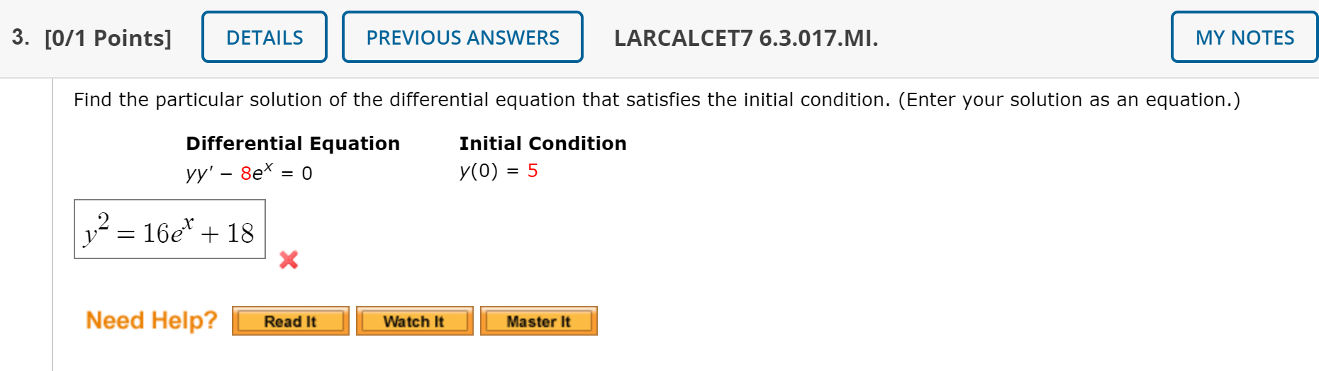 Solved 8. [5/8 Points) DETAILS PREVIOUS ANSWERS LARCALCET7 | Chegg.com