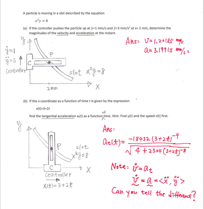 Solved In this problem, I want you to do v_dot=at, where v | Chegg.com