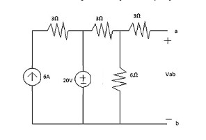 Calculate the RTh for the given circuit. | Chegg.com