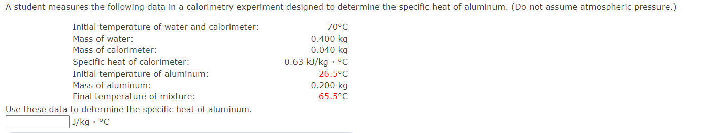 Solved A student measures the following data in a | Chegg.com