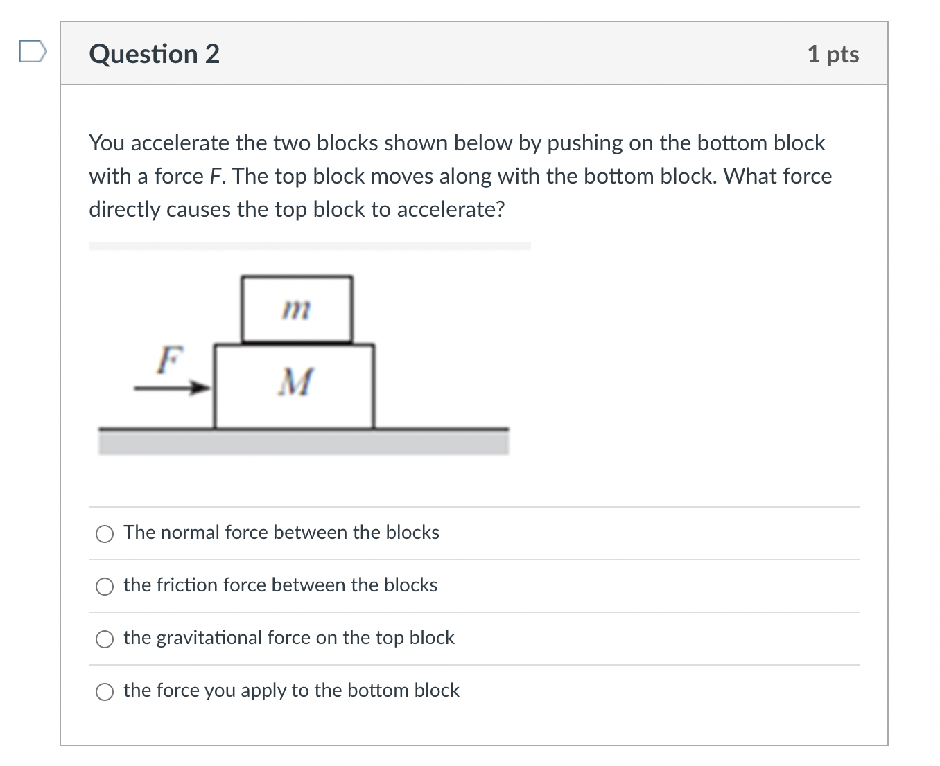 Solved 2. You accelerate the two blocks shown below by | Chegg.com