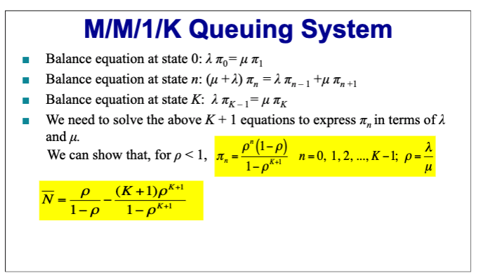 Solved The M/M/m/m Server Loss System: Consider the queuing | Chegg.com