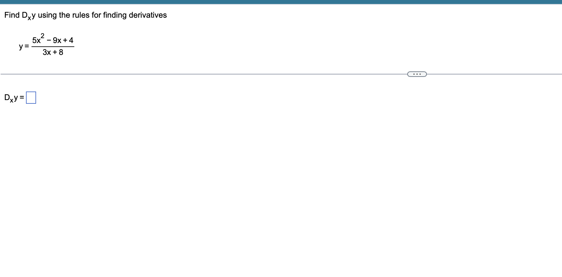 Solved Find Dxy using the rules for finding derivatives | Chegg.com