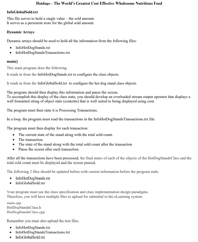 Solved Hotdogs - The World's Greatest Cost Effective | Chegg.com