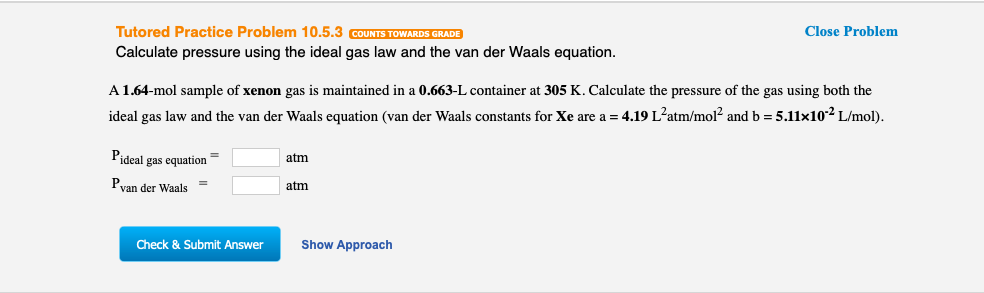 Solved Close Problem Tutored Practice Problem 10.5.3 COUNTS | Chegg.com