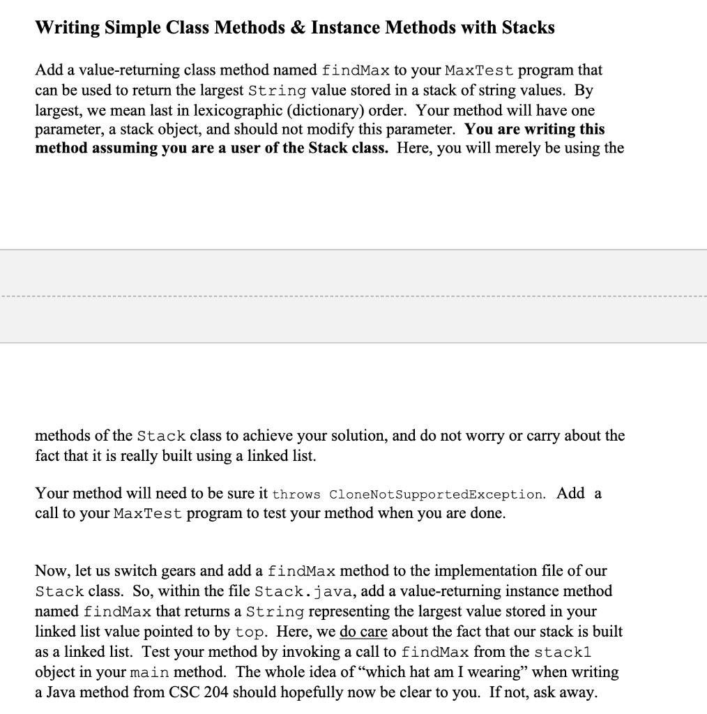 Solved Writing Simple Class Methods & Instance Methods with | Chegg.com