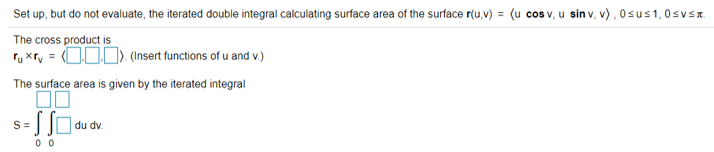 Solved Set up, but do not evaluate the iterated double | Chegg.com