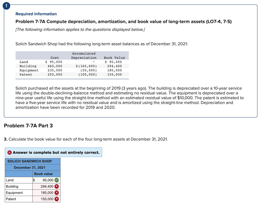 Solved Required information Problem 7-7A Compute | Chegg.com