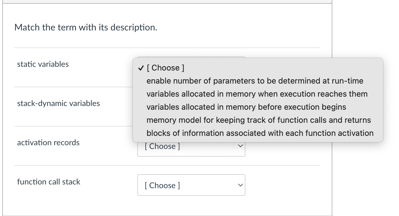 Solved Consider a language that allows two variable | Chegg.com