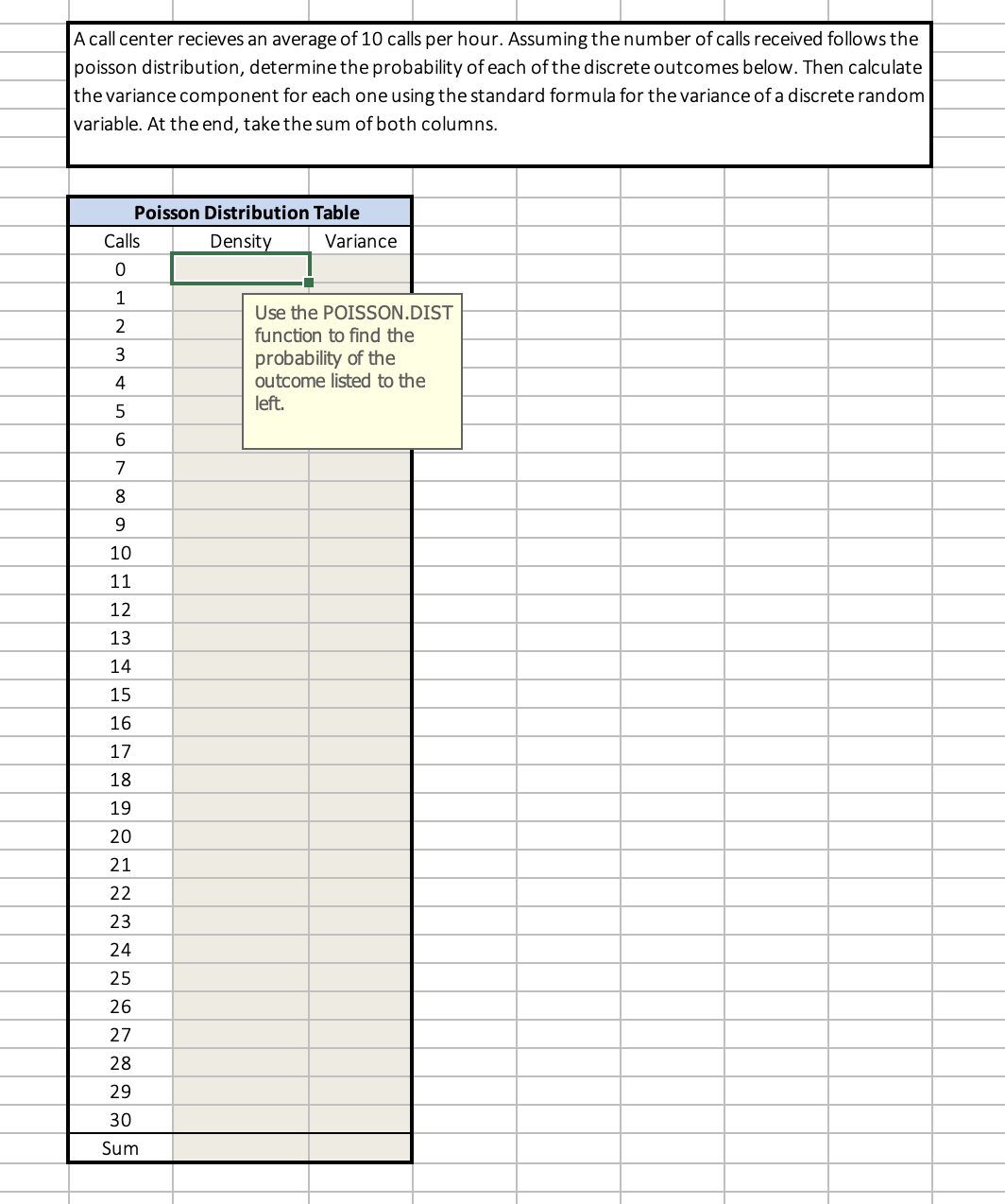 Solved A call center recieves an average of 10 calls per | Chegg.com