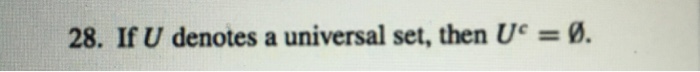 Solved Use the element method for proving a set equals the | Chegg.com