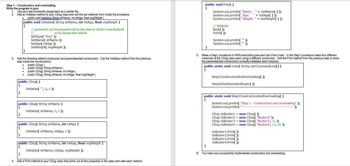 Solved Create CAnimal class. Declare String variables: | Chegg.com