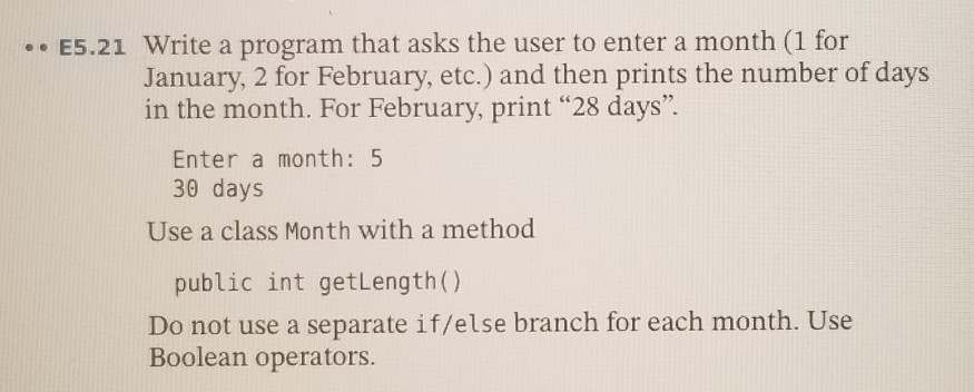 Solved ..E5.21 Write a program that asks the user to enter a | Chegg.com