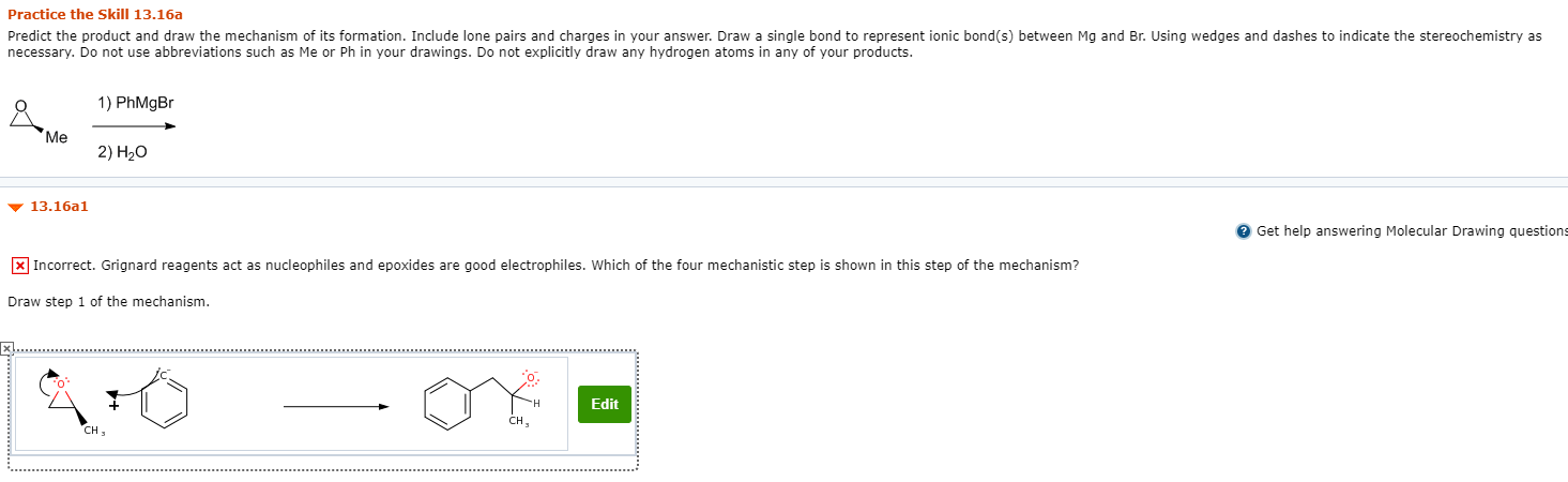 Solved Practice the Skill 13.16a Predict the product and | Chegg.com