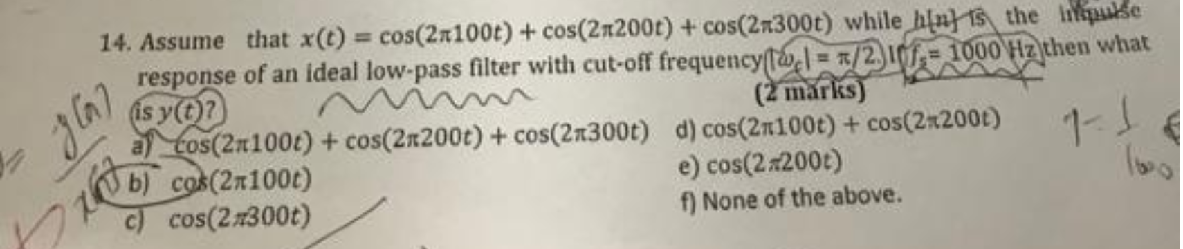 Solved Question No. V [1'.arks) Figure below shows a block | Chegg.com
