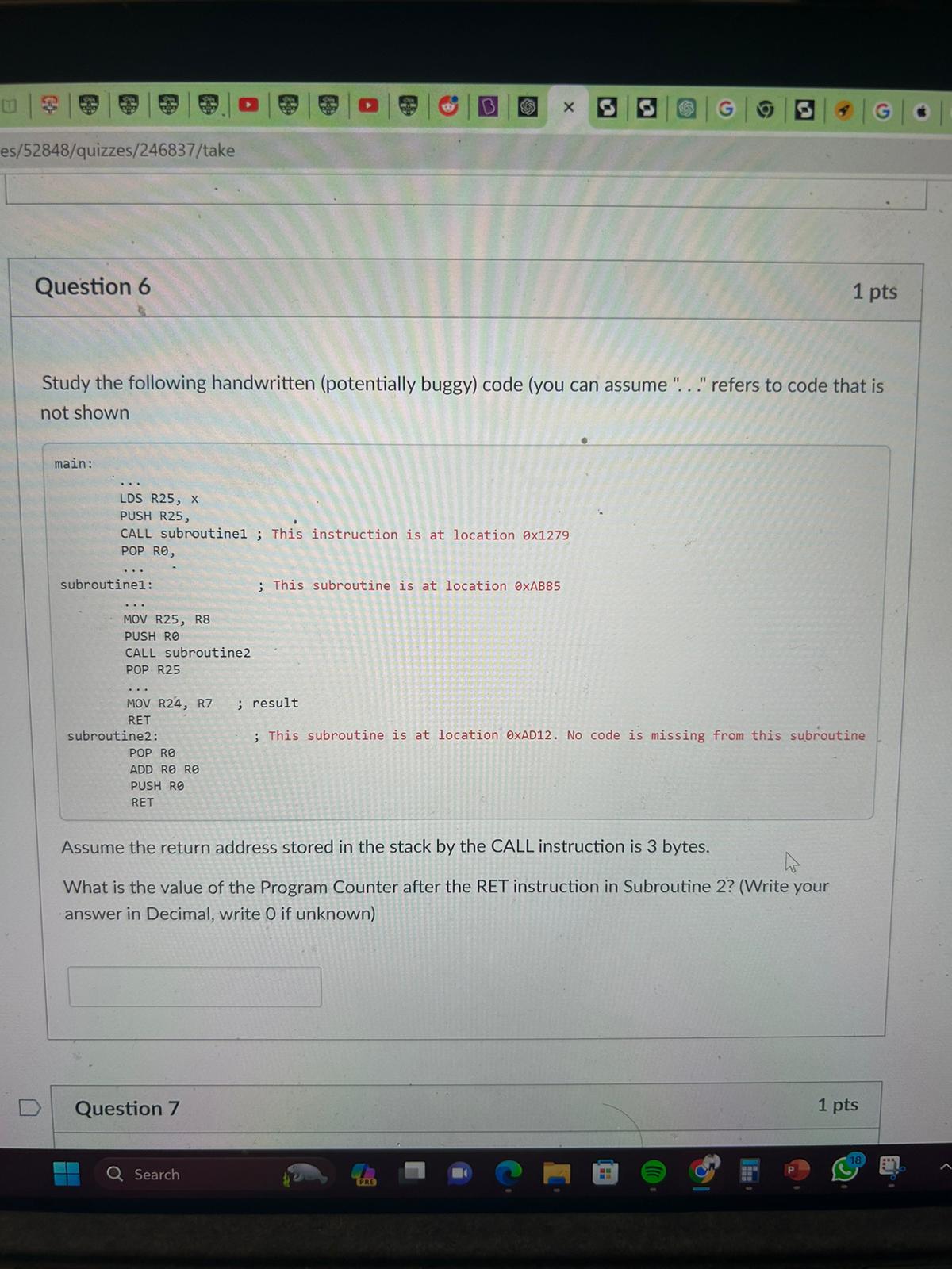 Solved Question 6Study the following handwritten | Chegg.com