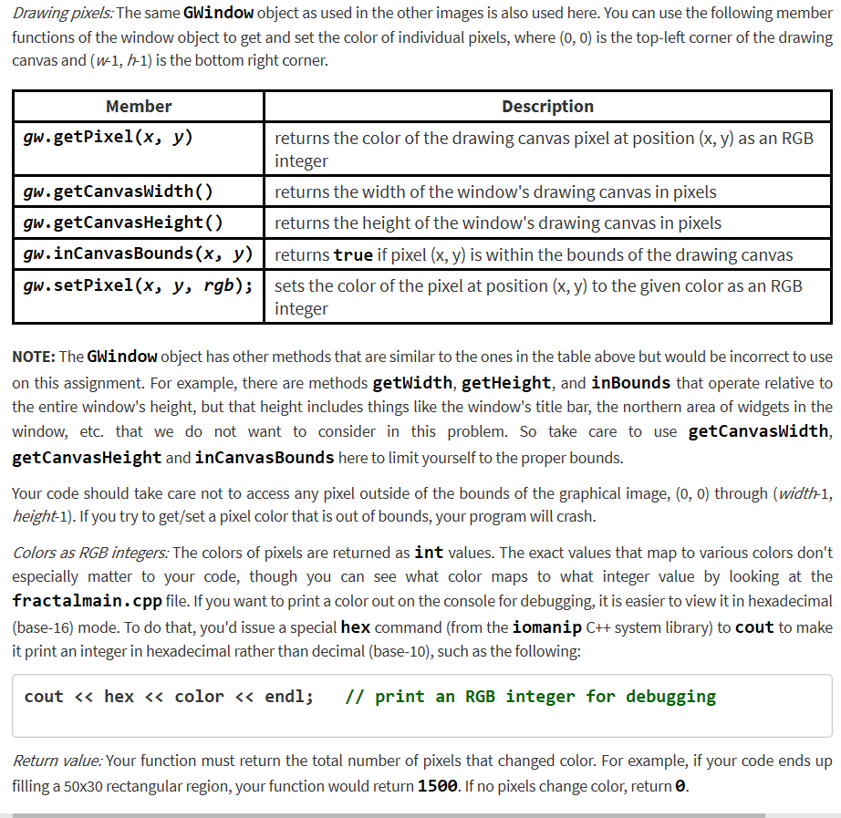 2 Flood Fill For This Problem Write A Recursive
