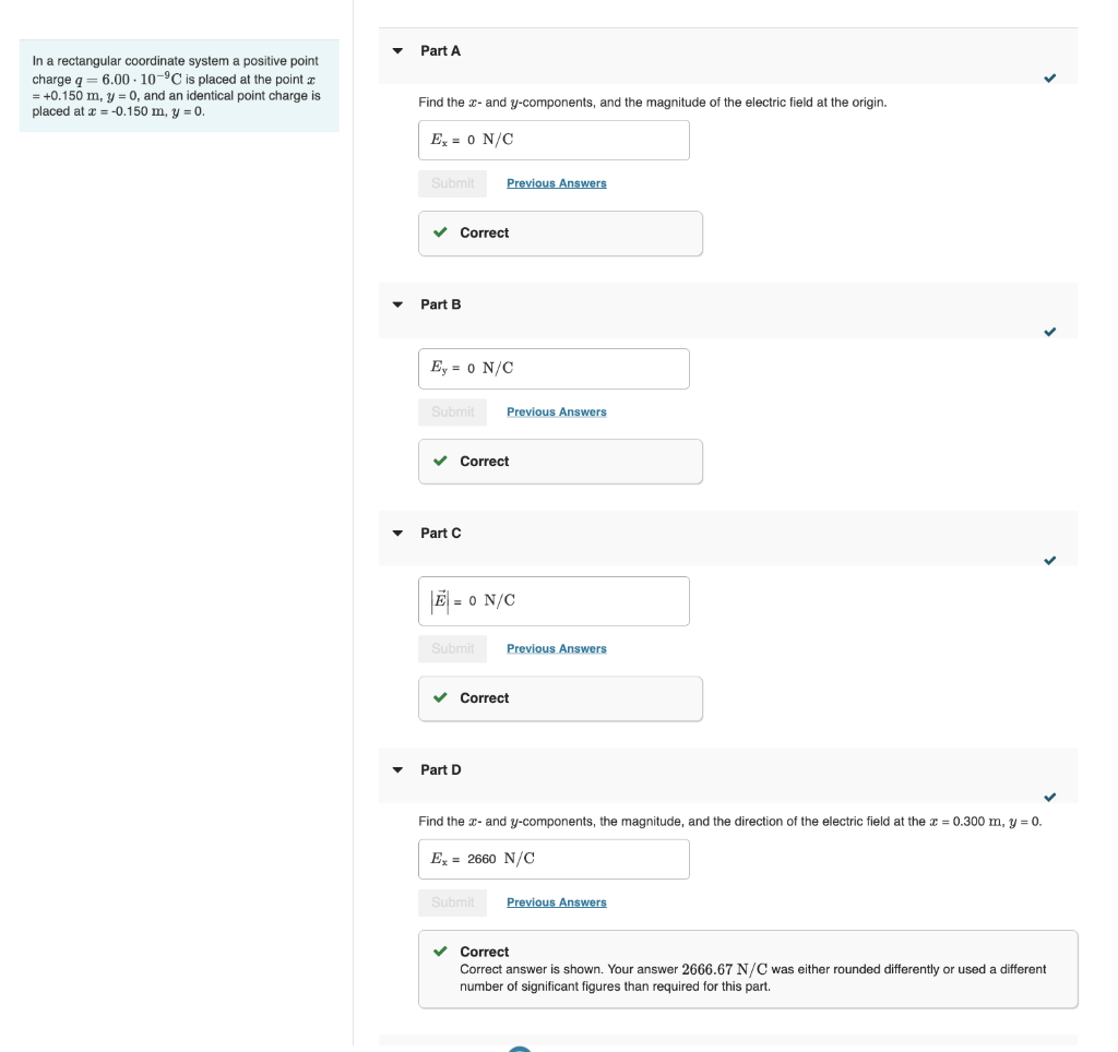 Solved Part A In a rectangular coordinate system a positive | Chegg.com