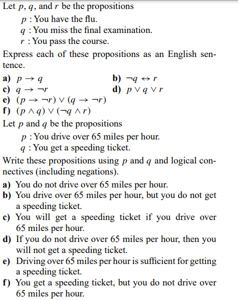 Solved 24. Write each of these statements in the form “if p, | Chegg.com